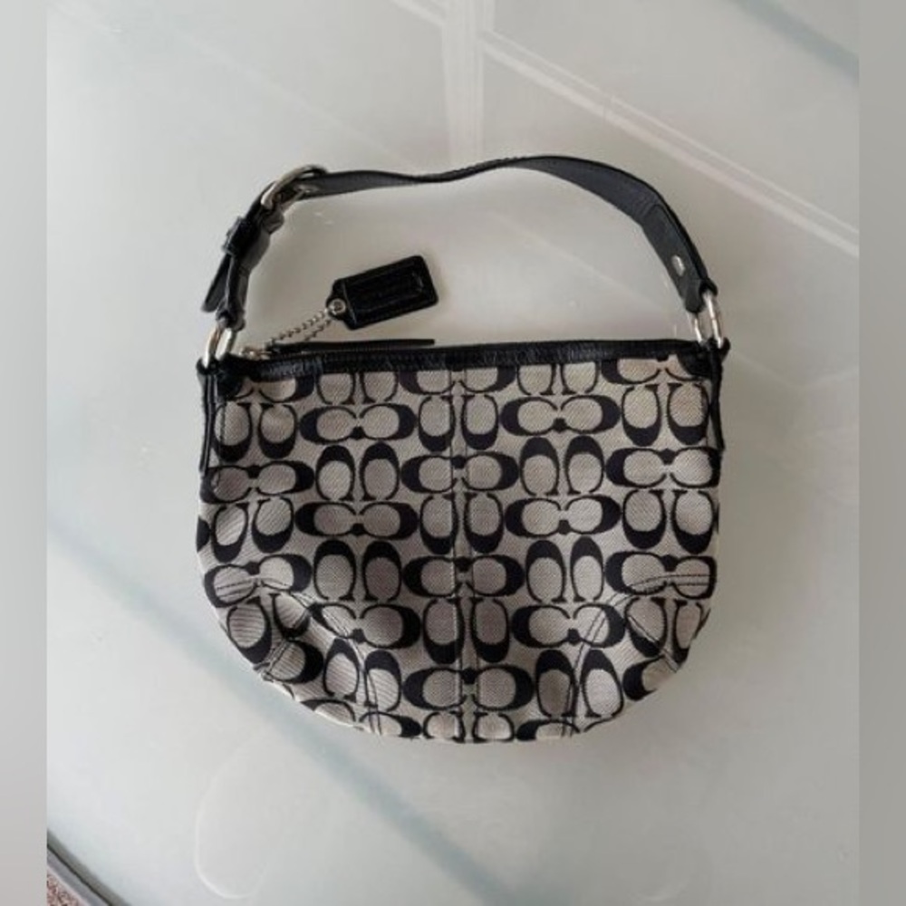 Coach Signature Hobo Shoulder Bag - Gem